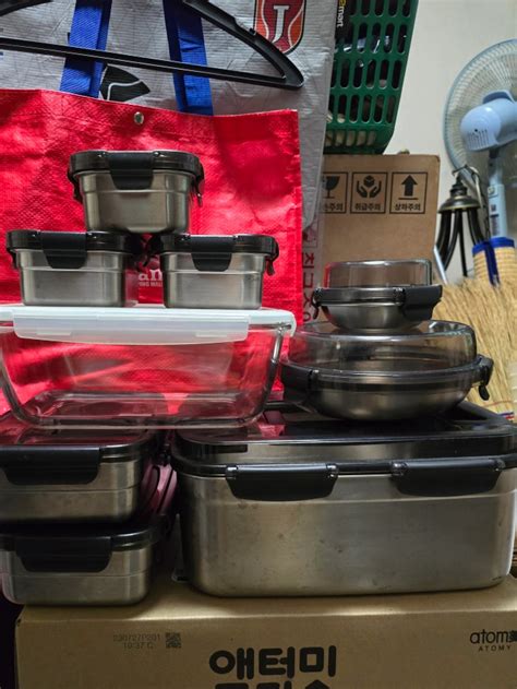 스텐레스 진공 반찬통 당근 중고거래