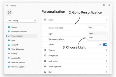 How To Enable Disable Dark Mode In Windows 11 Geeksdigit Com