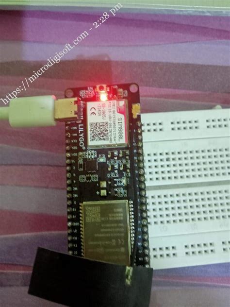 Sending Sms With Esp32 Ttgo T Call Using Arduino Ide