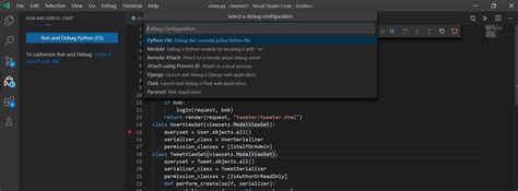 Update Screenshot For Debugging Part Of The Python Tutorial Issue Microsoft Vscode