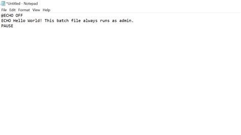 How To Run A Batch File Always As Admin In Windows 11