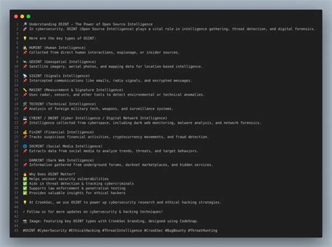Crooksec On Linkedin Osint Cybersecurity Threatintelligence Ethicalhacking Bugbounty…
