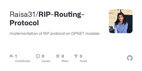 GitHub Raisa RIP Routing Protocol Implementation Of RIP Protocol On OPNET Modeler
