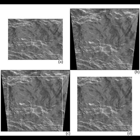 4 Stages Of The Image Rectification Process A Raw Image B Download Scientific Diagram