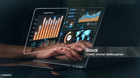 자신의 산업을 평가하는 사업가 마케팅 재무 조직 계획 엔터프라이즈 데이터 관리 차트 메트릭 및 Kpi를 활용하여 조직 성과를