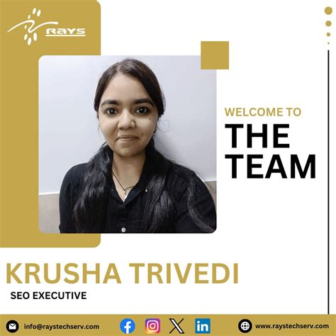 Rays Techserv On Linkedin Raystechserv Rays Welcome Newjoinee