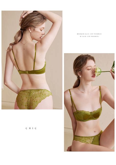 French Style Sexy Bra Half Cup Thin Underwear Lace Bra Set Soft