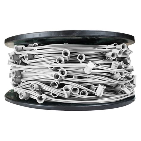 C7 Stringer 500ft 12 Spacing White Christmas Light Supplies C7 Stringer 500ft 12 Spacing White Christmas Light Supplies