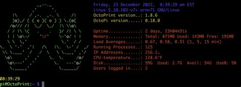 Bash Login Script Showcase Octoprint Community Forum