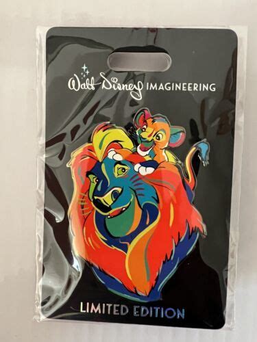 Lion King Mufasa Simba Color Splash Pop Art Disney Wdi Cast Imagineer