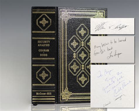 Security Analysis Raptis Rare Books Fine Rare And Antiquarian