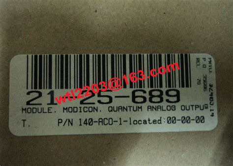 POINT Analog Output Module Modicon Quantum Modbus IO Module Pn Aco
