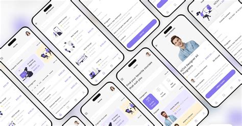 Online Course Mobile App Ui Kit Ux And Ui Kits Ft Online Course And Trifold Envato