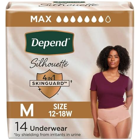 Depend Silhouette Adult Diapers Incontinence And Postpartum Bladder Leak