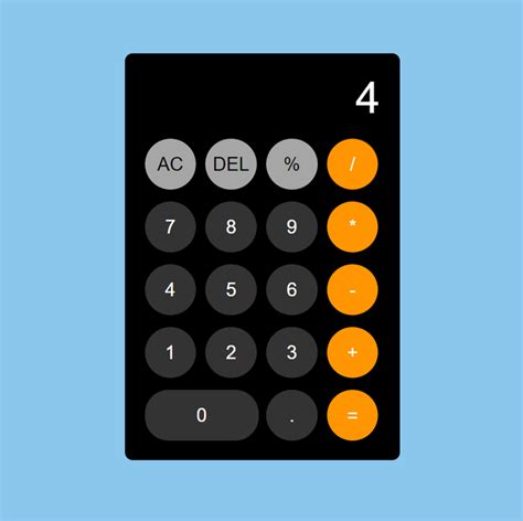 How To Create A Calculator Using Html Css And Javascript Simple