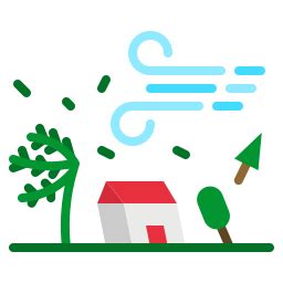 Conifer Windbreak Fir Tree Forest Wind Tree Wind Winter Icon Download On Iconfinder