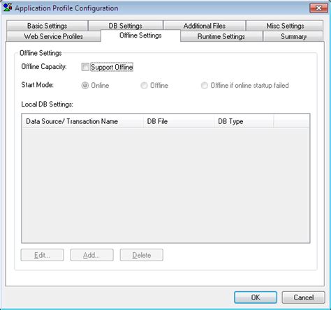 Managing Application Profiles Appeon Developer User Guide