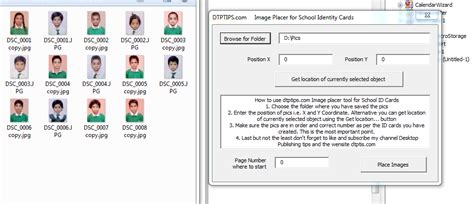 creating school identity card with print merge command in coreldraw