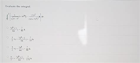 Solved Evaluate the integral. | Chegg.com