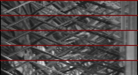 The Spatio Temporal Domain A Sample Image With 5 Scan Lines B The