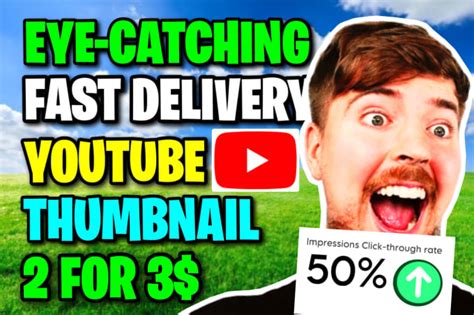 Create a eye popping youtube thumbnail to boost your views by Zyrographics | Fiverr