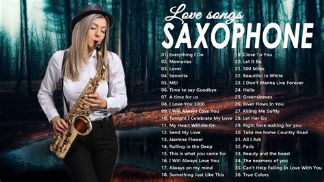 Greatest 200 Romantic Saxophone Love Songs Best Relaxing Saxophone