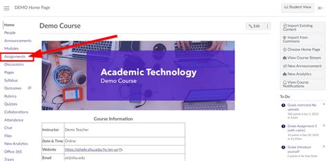 Create An Assignment In Canvas Academic Technology Help Center