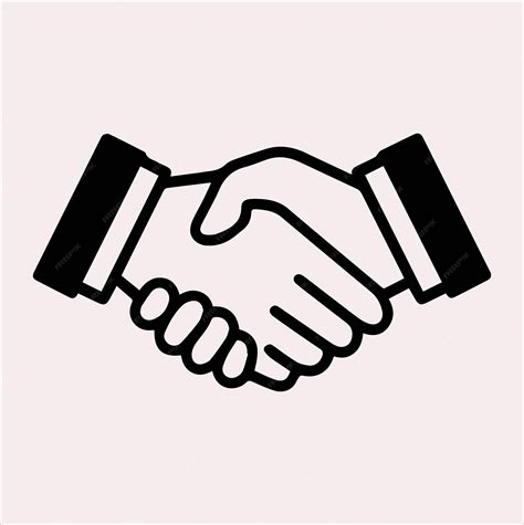 백색 배경에 미니멀한 손잡이 아이콘 로고 터 실루 아트 프리미엄 벡터