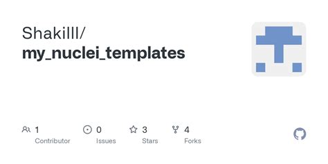 Github Shakilllmynucleitemplates