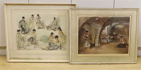 William Russell Flint Two Signed Limited Edition Prints Mutualart
