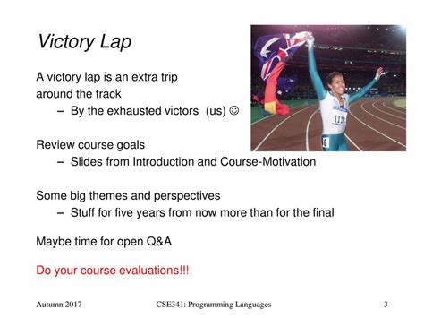 CSE Programming Languages Lecture Course Victory Lap Ppt Download