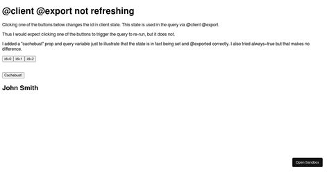Apollo Client Error Template Codesandbox