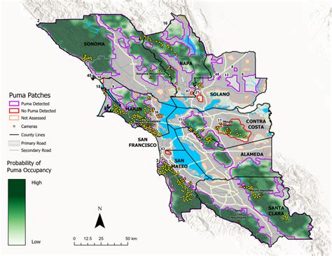 Map Bay Area Counties