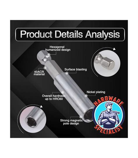 Hardware Specialist Cr V Screwdriver Bits With Magnetic Holder 33