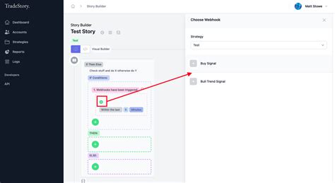 Condition Webhooks Triggered Tradestory Docs