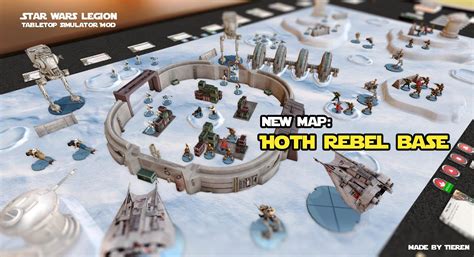 Sw Legion Tts Mod New Map Hoth Rebel Base Feat Landing Bay From
