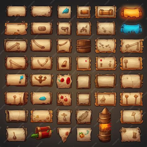 Premium Photo Medieval Papyrus Scroll Game Ai Generated Ancient