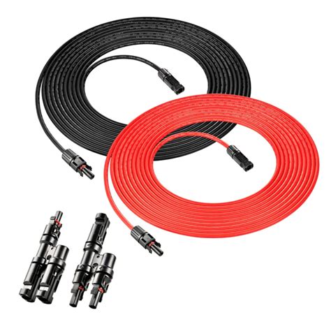 10 Gauge Solar Panel Extension Cable With Male And Female Solar
