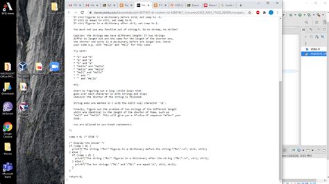 Solved Complete The Program Comparingstringsc Provided As