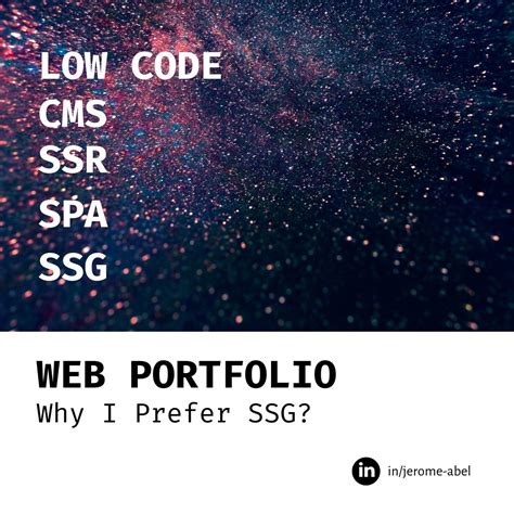 Jérôme Abel On Linkedin Webdevelopment Portfolio Ssg Webdevelopmentstack Developerexperience
