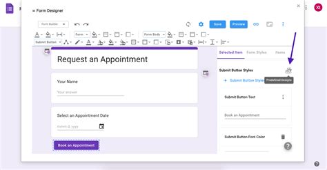 How To Customize The Submit Button In Google Forms