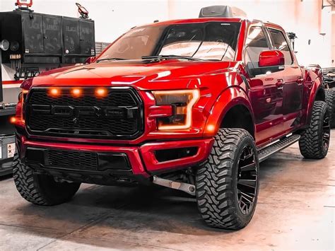 Ford Raptor In Red