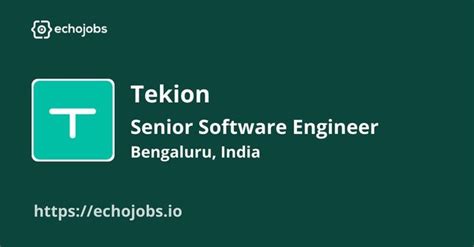 Tekion Is Hiring Senior Software Engineer Backend Bengaluru India Java Microservices Mysql