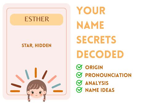 Esther Girl Name Meaning And Pronunciation