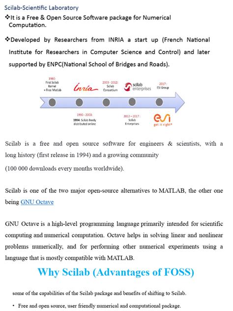 Introduction To Scilab Pdf Computer Science Computer Engineering