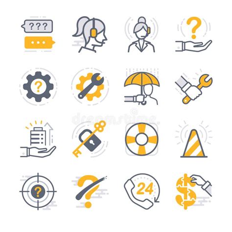 It Support Icon Set Included The Icons As Tech Support Technician Broken Computer Mobile