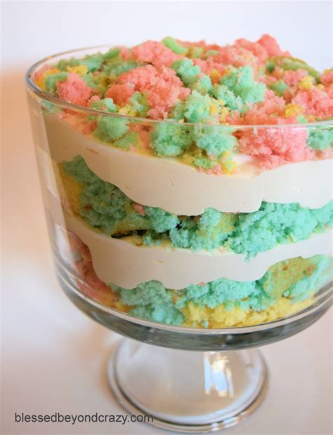 Cotton Candy Easter Trifle Blessed Beyond Crazy