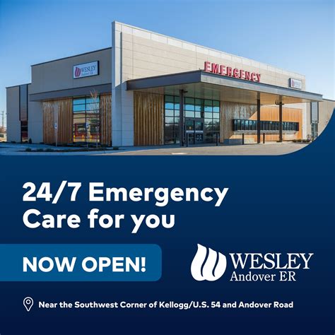 Wesley Healthcare 🚨 Now Open Wesley Healthcares Andover Er 🚨 Were