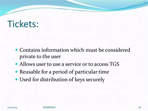 Kerberos An Authentication Application Pptx