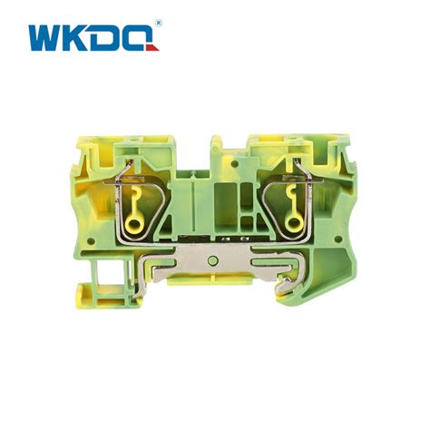 DIN Rail Mm Spring Cage Clamp Terminal Block China DIN Rail Terminal Block And Rail Mounted